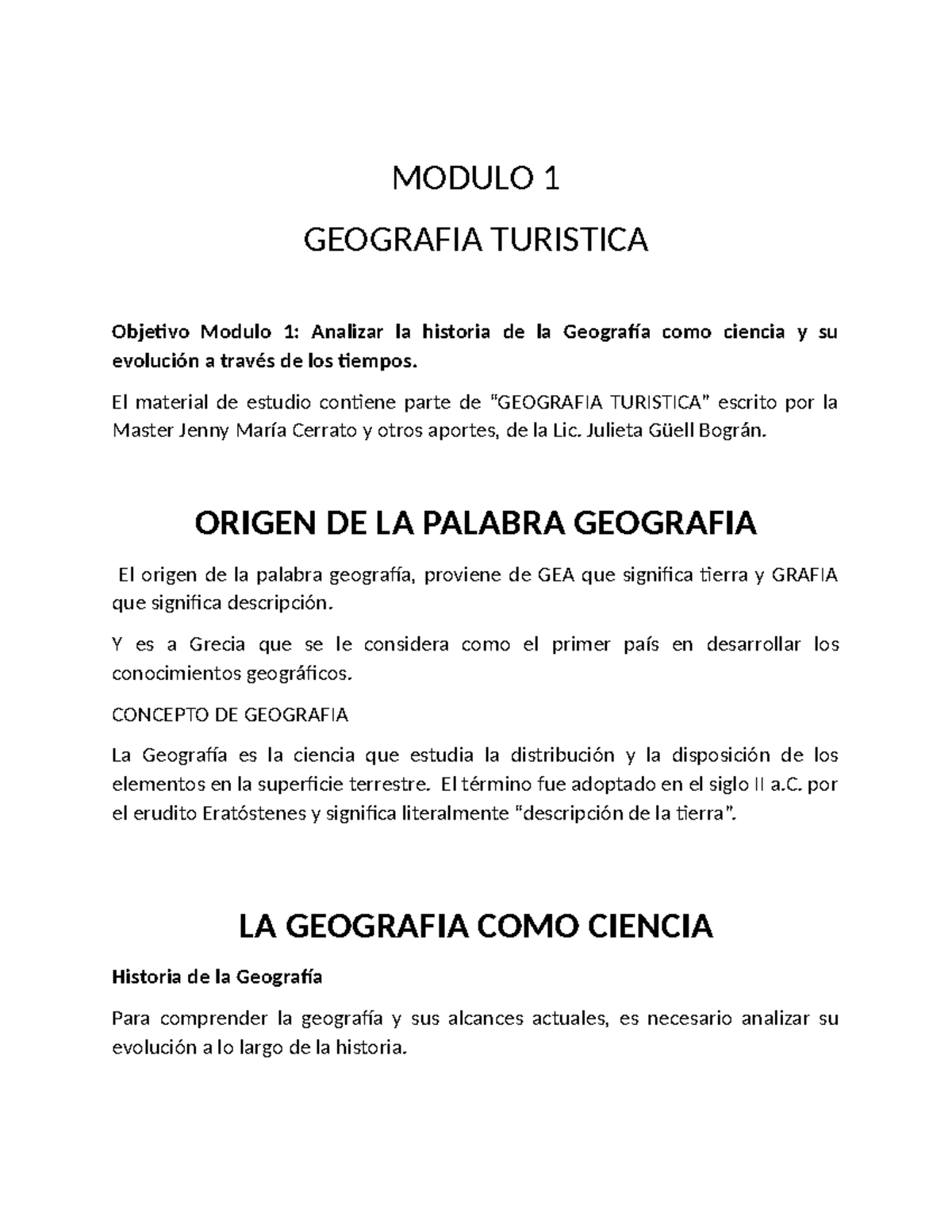 GEO MOD 1 - Informacion para estudio temas de geografia - MODULO 1 ...