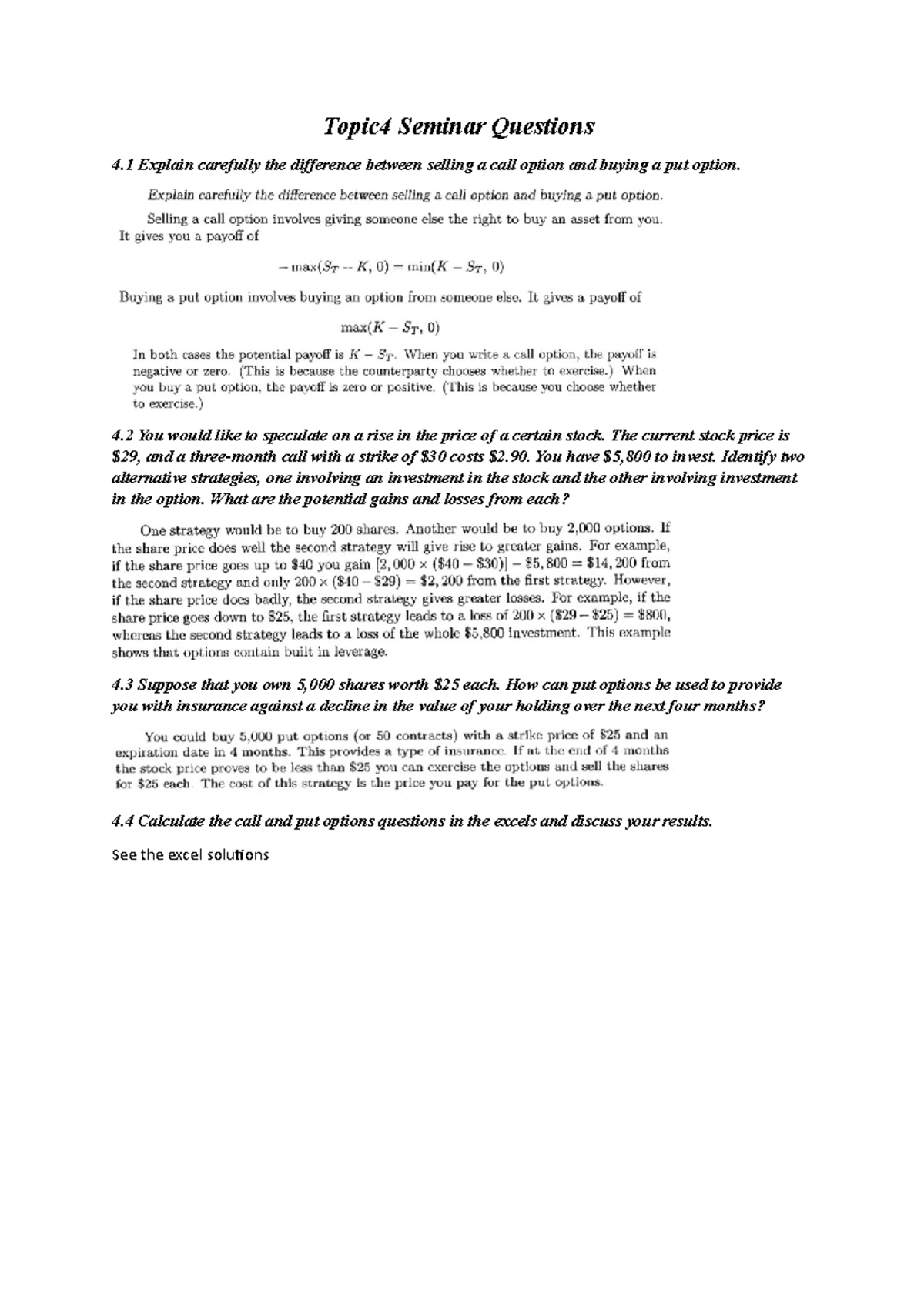 UTF-8''seminar%204 Answer Guide - Topic4 Seminar Questions 4 Explain ...