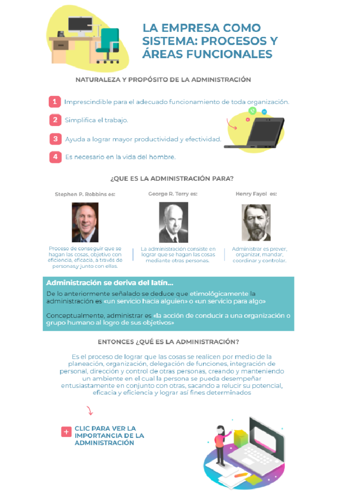 Semana 01- Naturaleza Y Proposito DE LA Administracion - 1 administración no solamente nació con ...