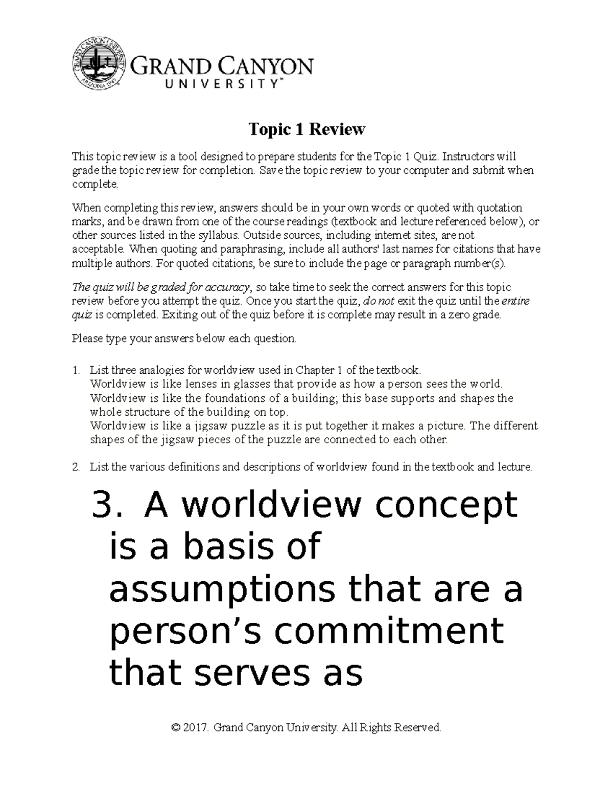 CWV-101-RS-T1Review-Online-Koehler Yarbrough - Topic 1 Review This ...