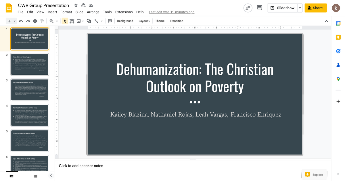 Cwv 2 - paper - CWV Group Presentation File Edit View Insert Format Slide Arrange Tools ...