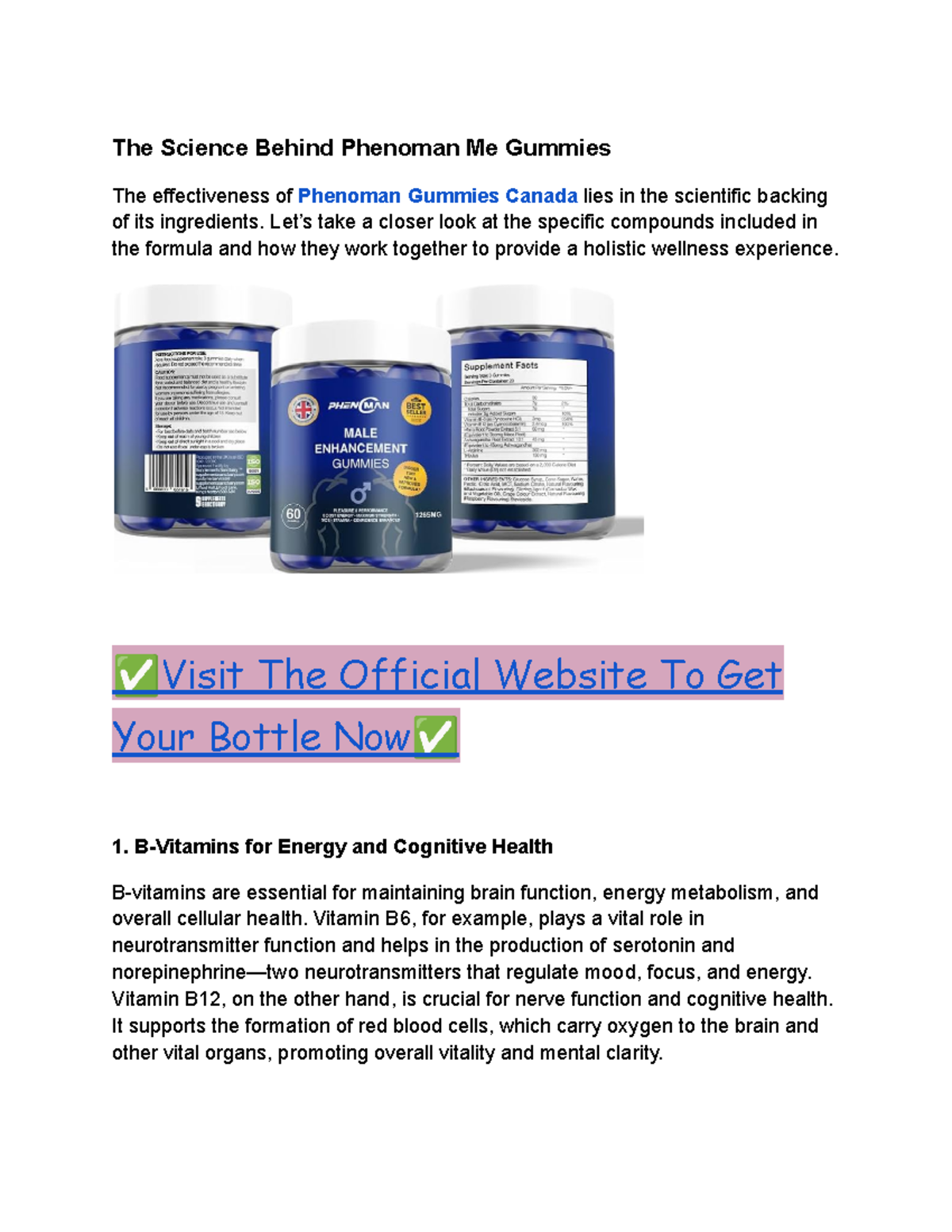 Phenoman Me Gummies - Let’s take a closer look at the specific ...