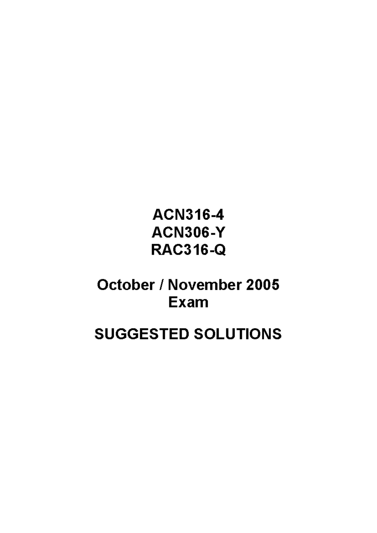 MAC3701-2005 e octnov -acn306 - solution - ACN316- ACN306-Y RAC316-Q ...