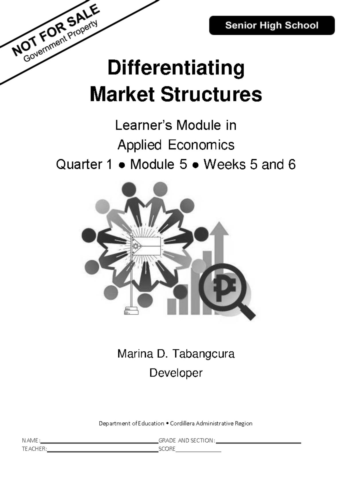 App Econ Q1 Week5&6 - A reviewer - Differentiating Market Structures ...