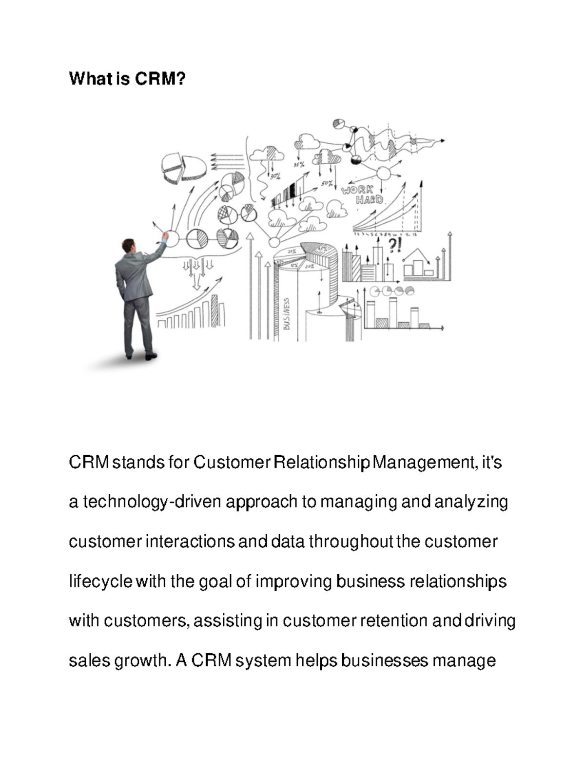What is CRM - customer relationship management - What is CRM? CRM ...