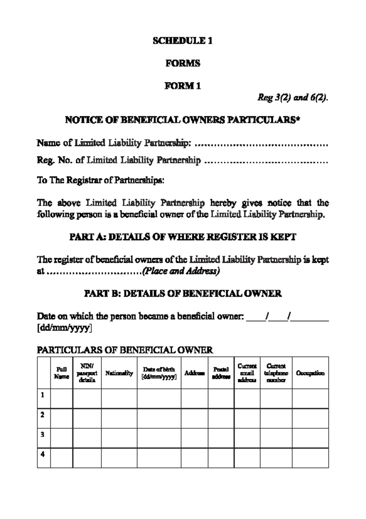 Partnership form notice of beneficial owners pariculars 1674494080 ...