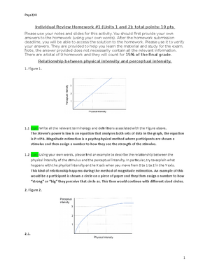 Individual Review Homework #1 for students - Individual Review Homework ...