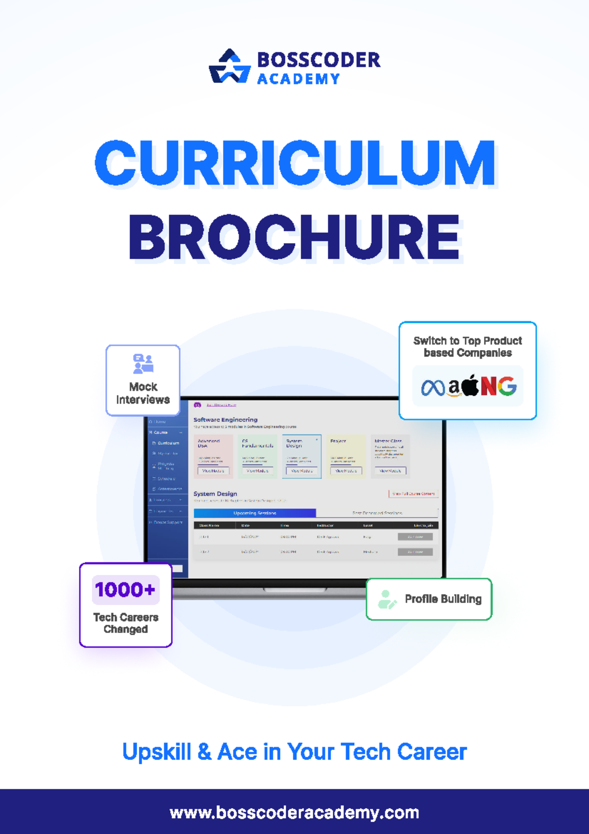 Transformer Curriculum Brochure - Upskill & Ace in Your Tech Career bosscoderacademy Switch to ...