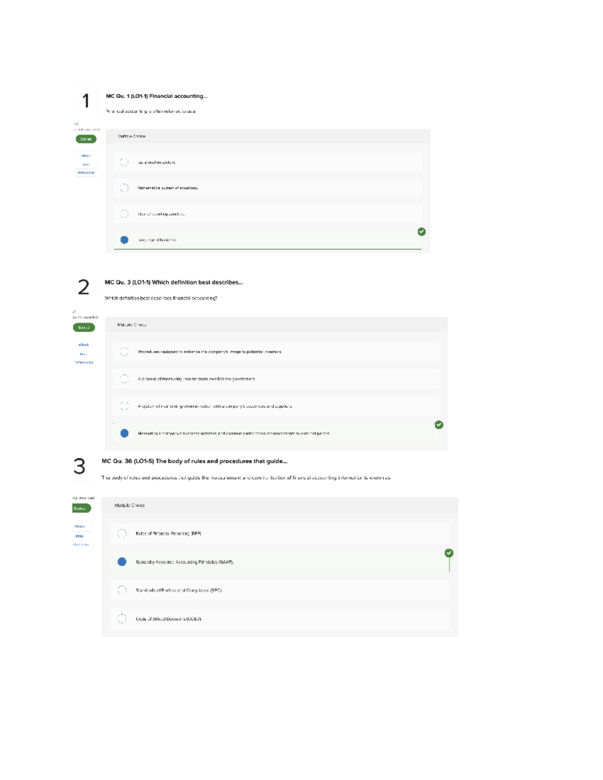 Module 1 Homework - 1 MC Qu. 1 Financial accounting... Financial ...