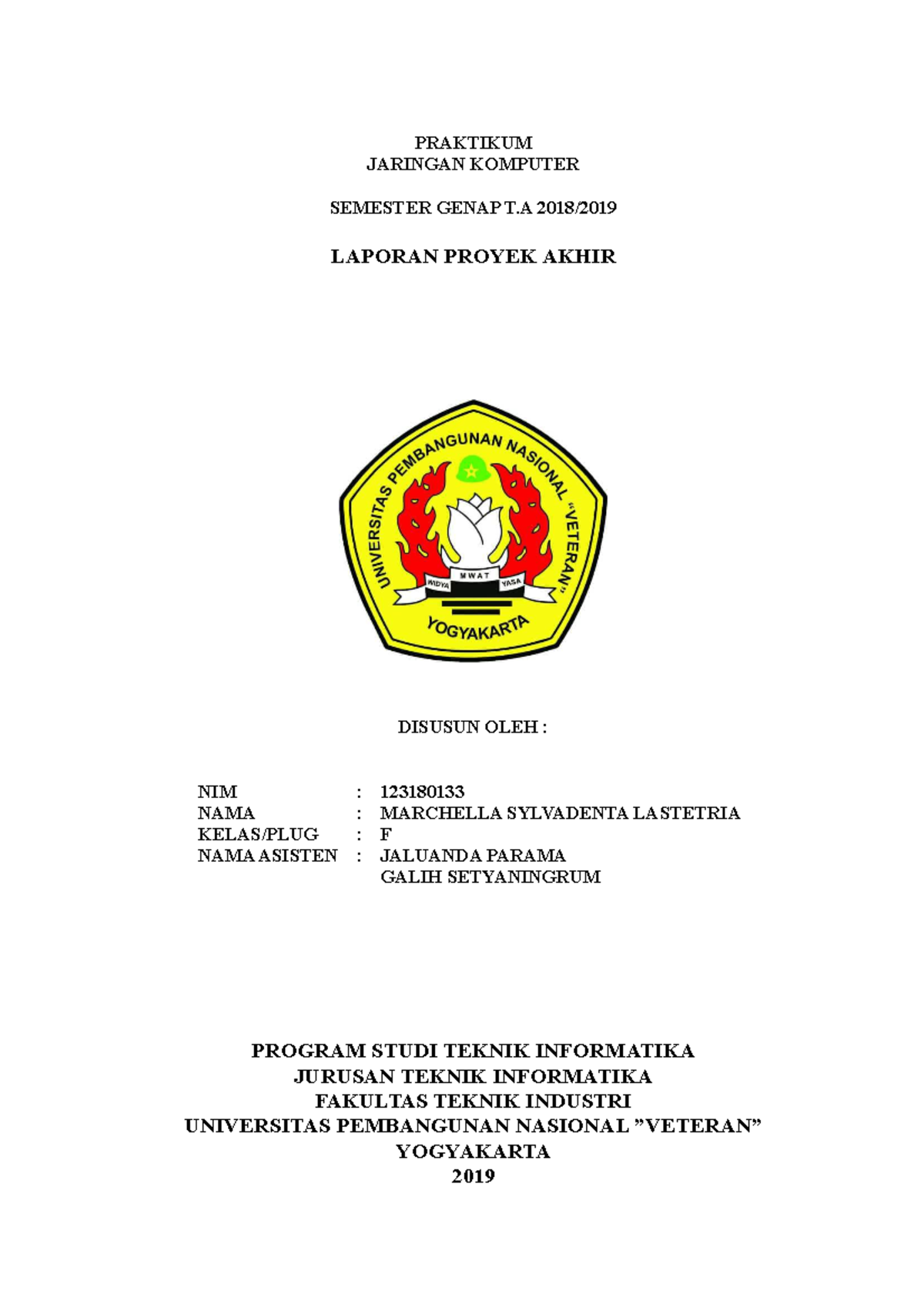 Laporan Project Akhir Jaringan Komputer - PRAKTIKUM JARINGAN KOMPUTER ...