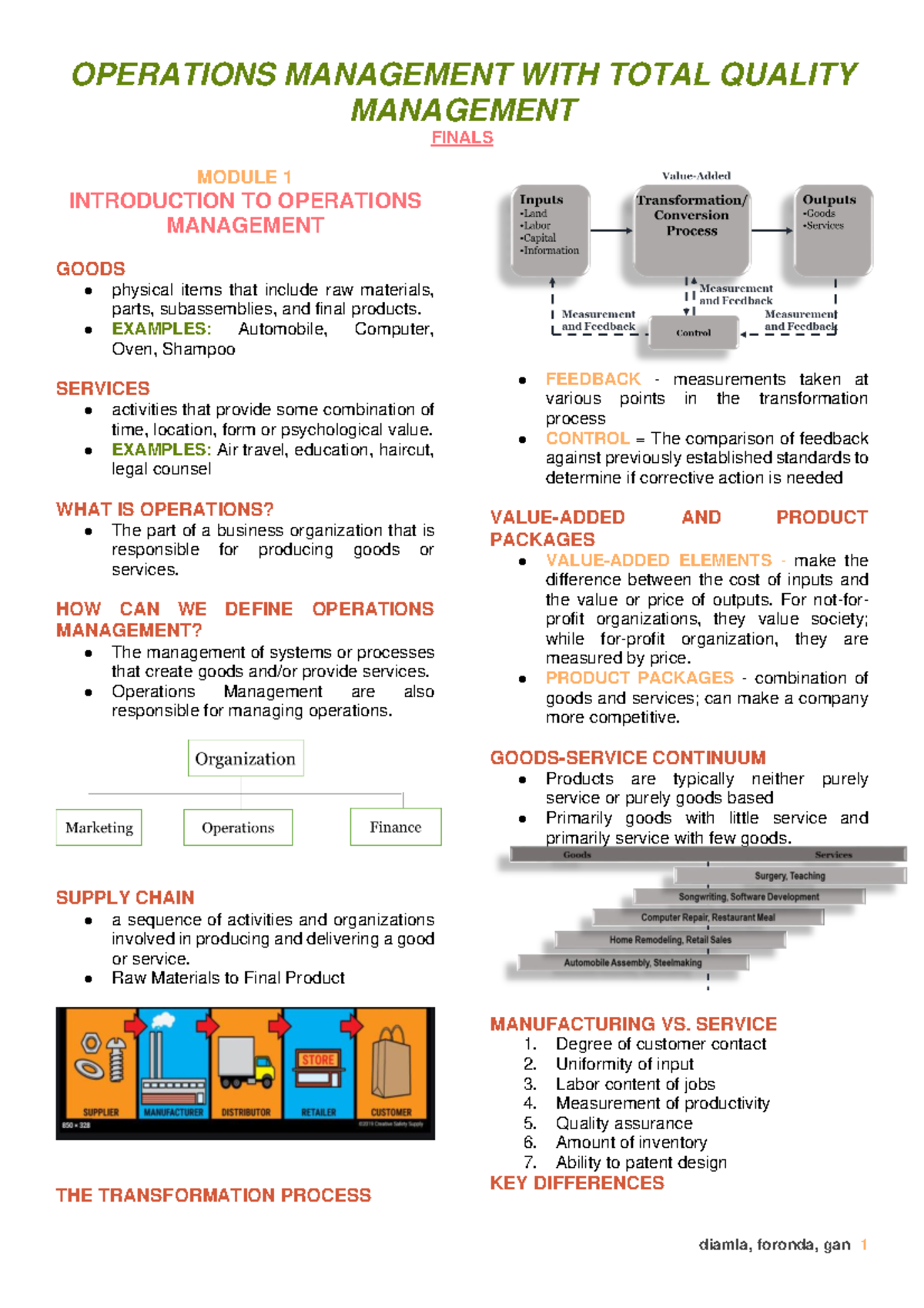 Finals- Opman - OPERATIONS MANAGEMENT WITH TOTAL QUALITY MANAGEMENT ...