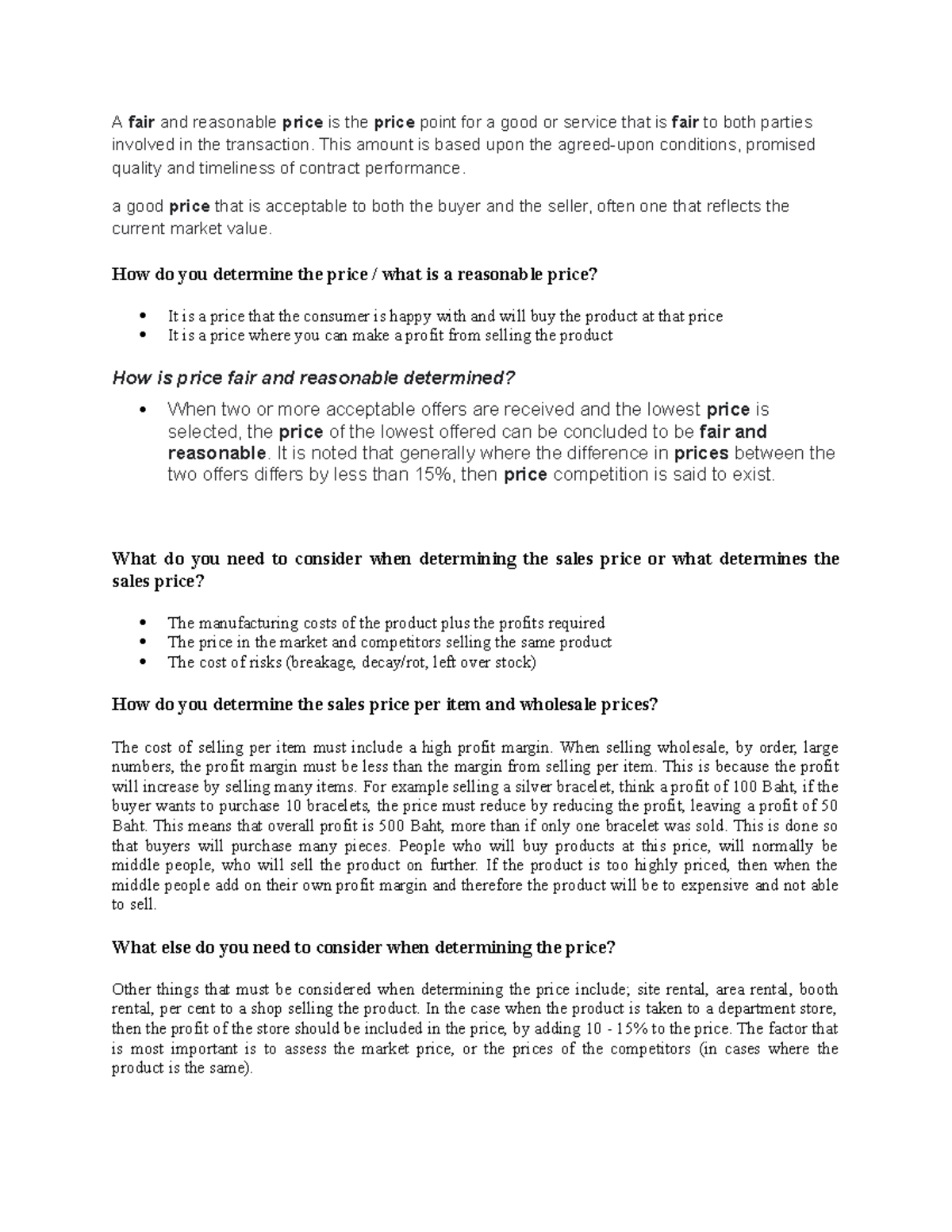 Fair pricing ethics Problem 2 Problem 2 Problem 2 - Accounting - BG ...