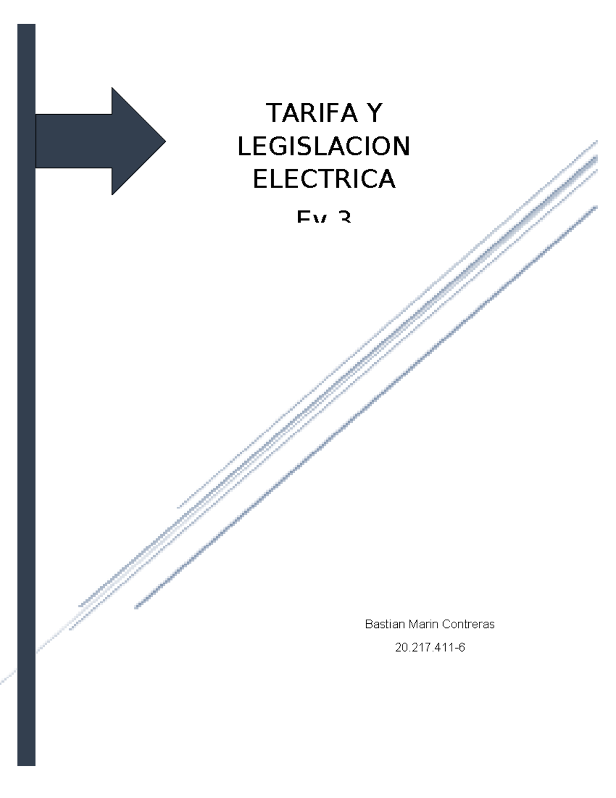 Tarifa y legislacion electria EVA 3 - TARIFA Y LEGISLACION ELECTRICA Ev ...