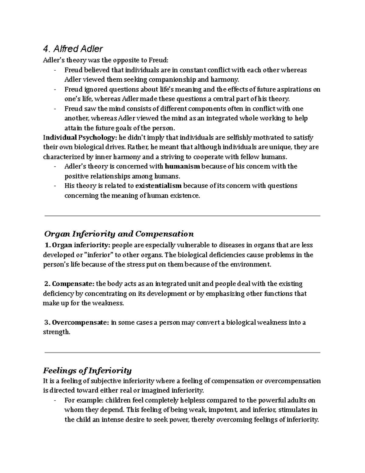 Adler theory of personality and individual psychology - 4. Alfred Adler ...