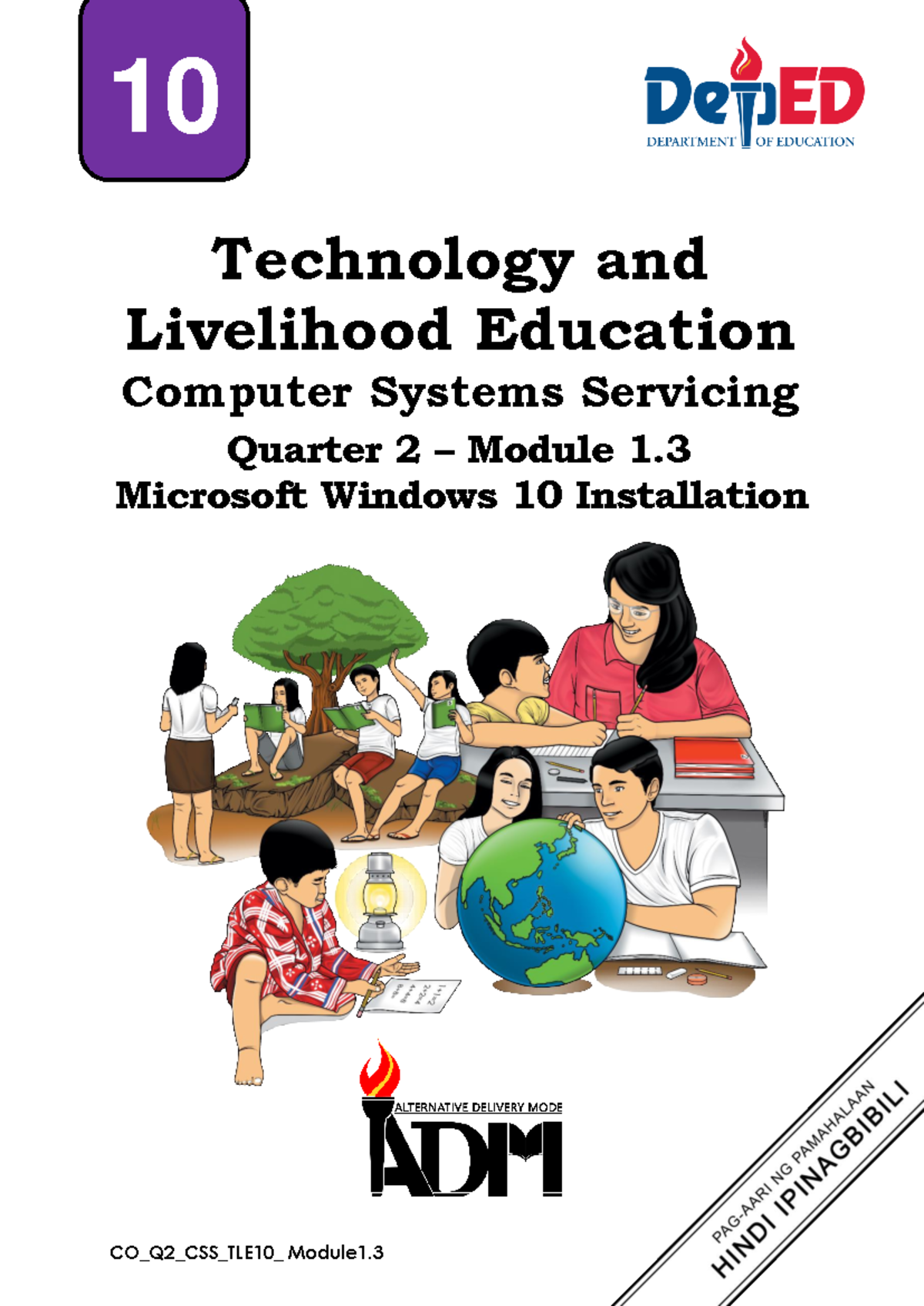 10 Css10 Q2 M1 Co Q2 Css Tle10 Module1 Technology And Livelihood Education Computer
