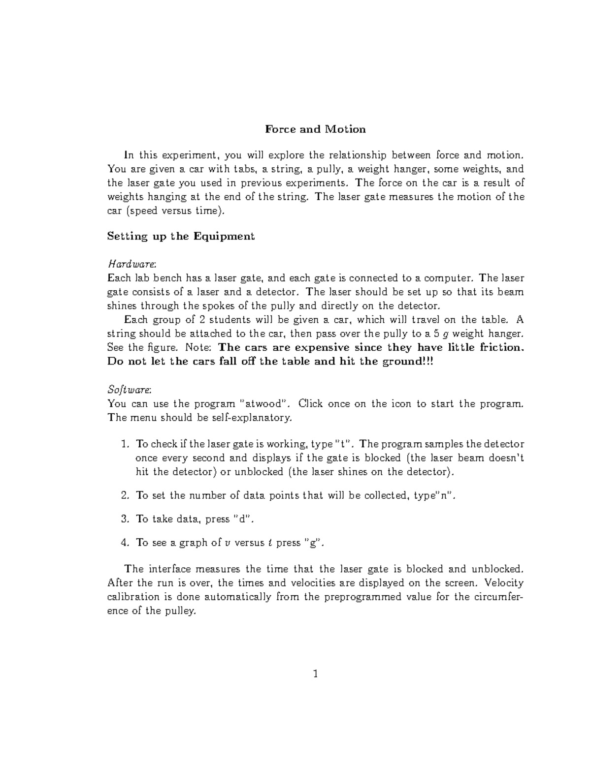 Forcemotion 2 - This about force and motion - Force and Motion In this ...