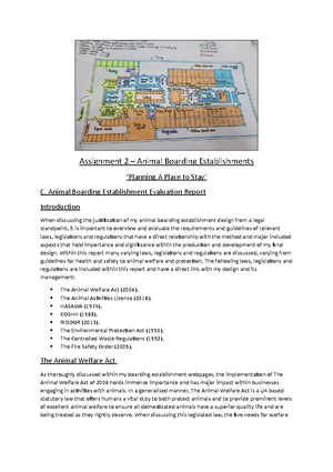 Assignment 1 - Animal Behaviour T1 - Assignment 1 – Animal Behaviour ...