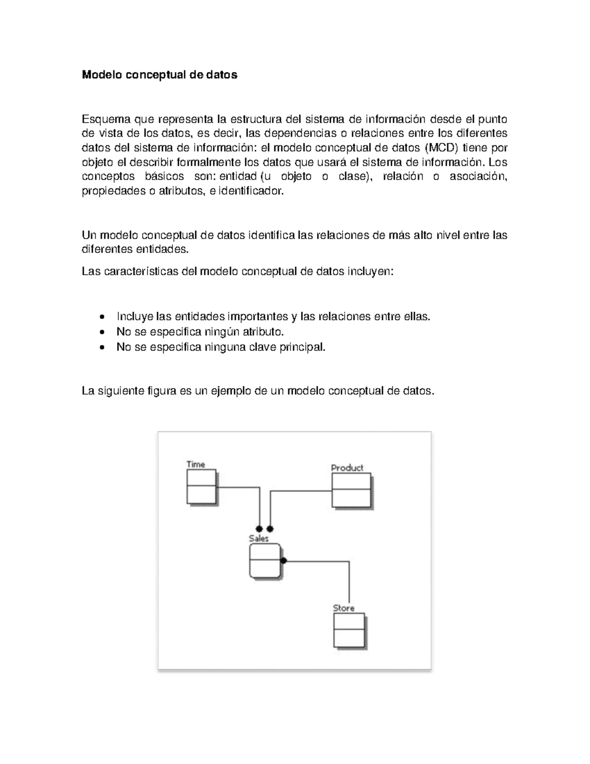 Modelo conceptual de datos - Los conceptos básicos son: entidad (u ...