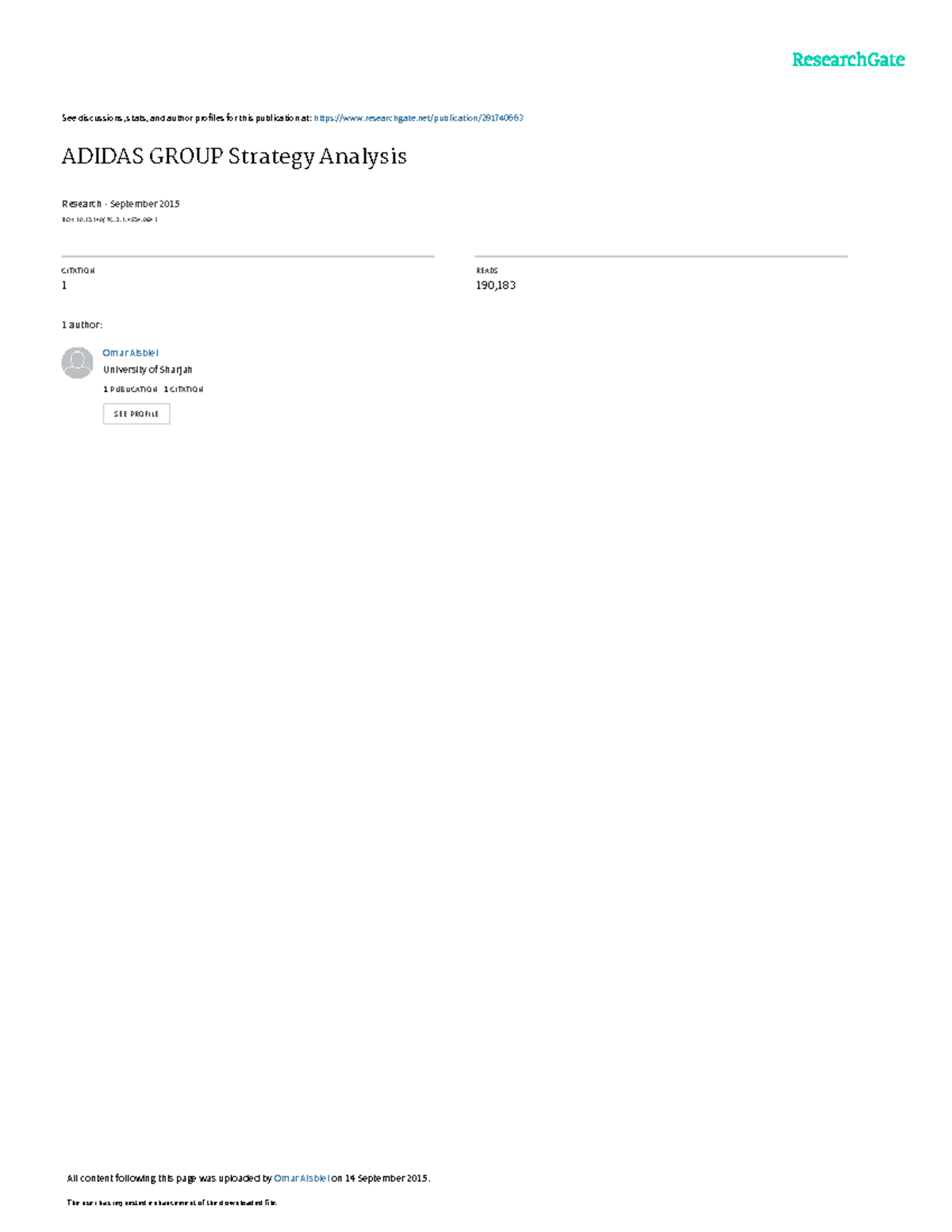 Stratigic Management lecture notes - See discussions, stats, and author ...
