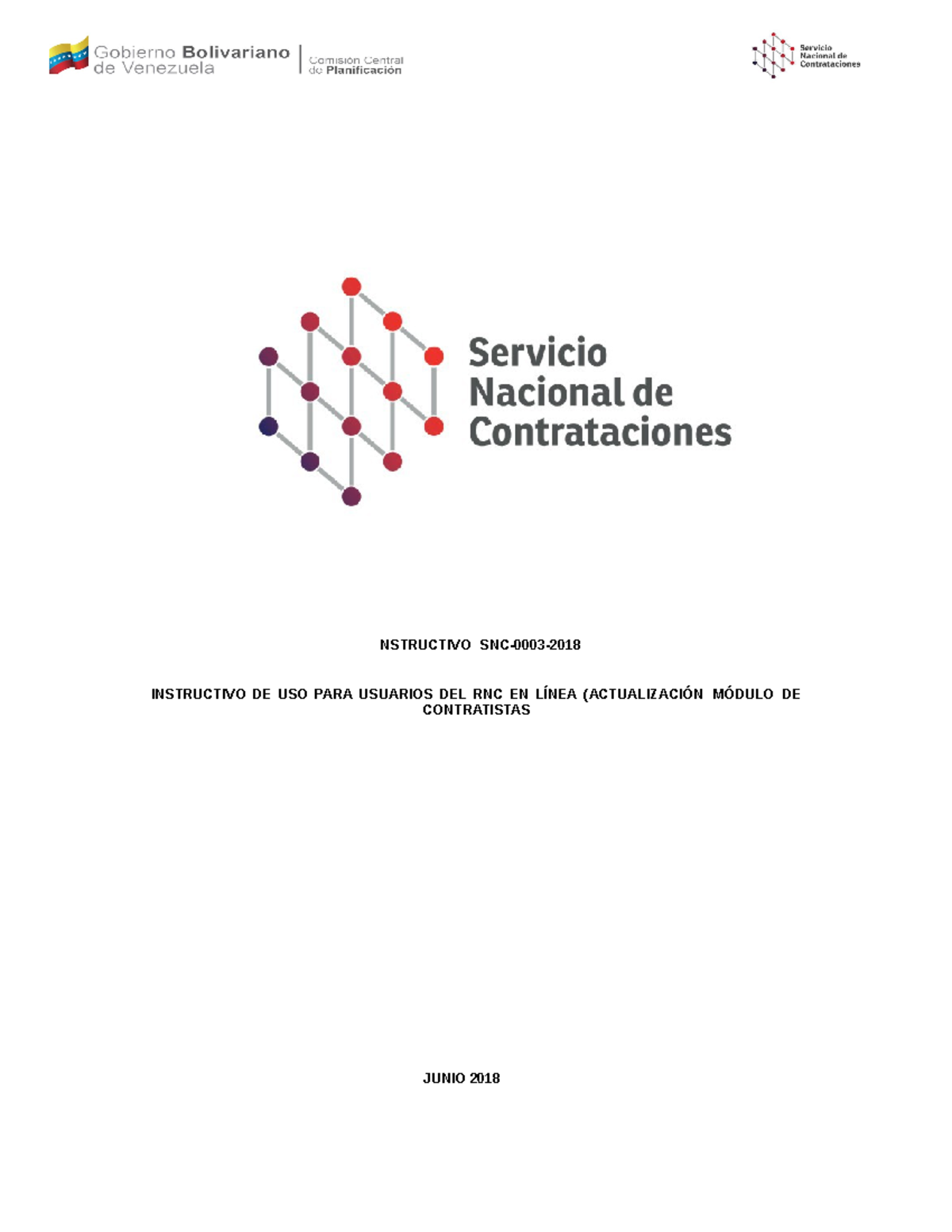 Instructivo rnc en linea RNC - NSTRUCTIVO SNC-0003- INSTRUCTIVO DE USO ...