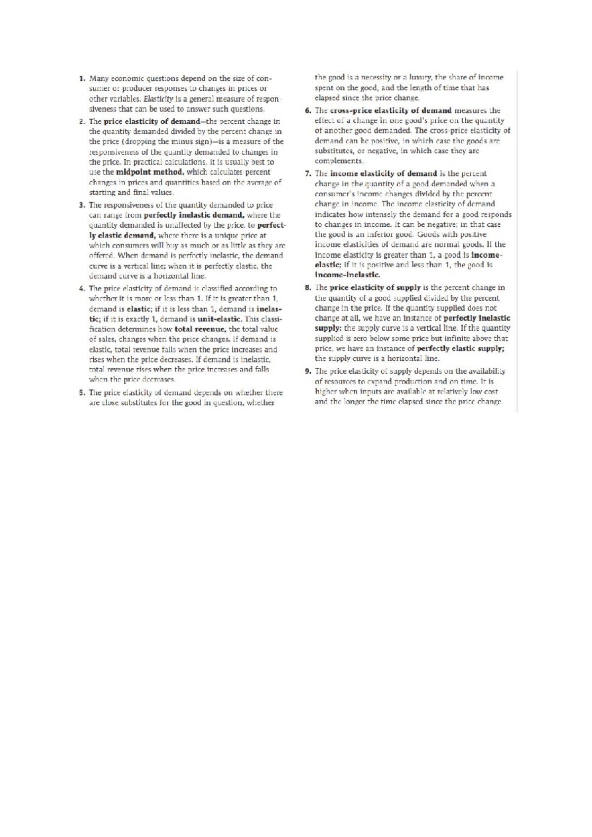 Chp 6 - point form - eco101 - Studocu