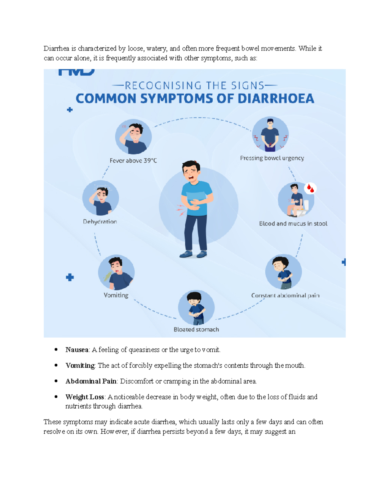 Diarrhea (Symptoms and Treatment) - Diarrhea is characterized by loose ...