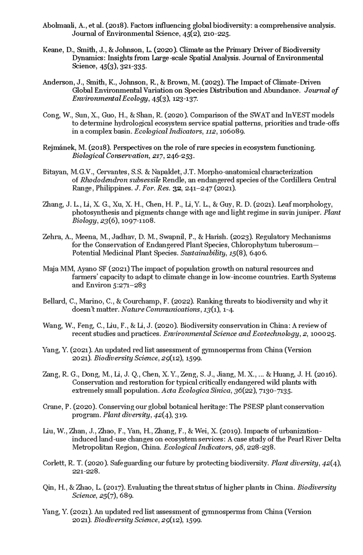 References-APA7 - this is the format for doing research references ...
