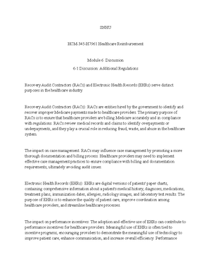 HCM 400 Milestone 4 - Final Project Milestone Four: Finance Budget and ...