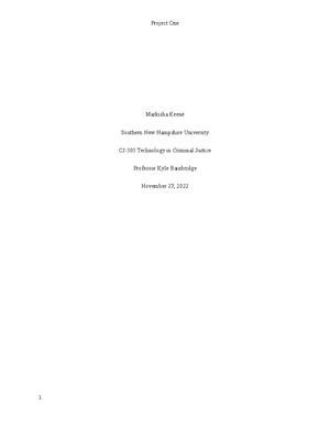 CJ 305 Module Four Assignment Template - CJ 305 Module Four Assignment ...