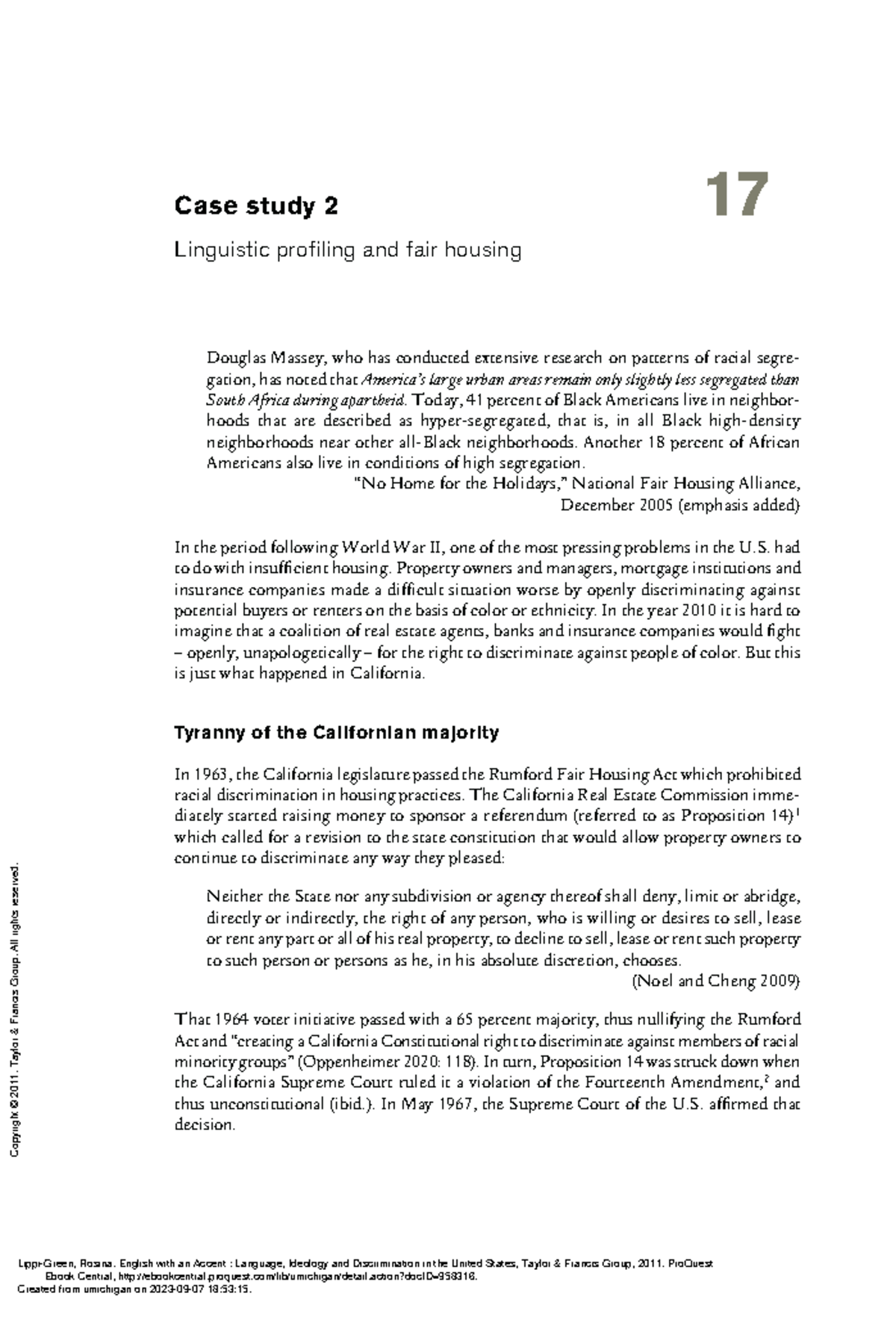 English with an Accent Language Ideology and Discr - Case study 2 17 ...