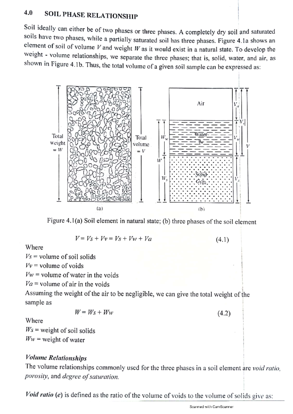 SOIL Phase Relationship - Civil Engineering - Studocu