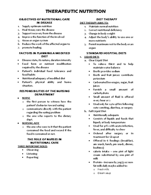 Nutrition and Diet Therapy for Nurses - Nutrition and Diet Therapy for ...