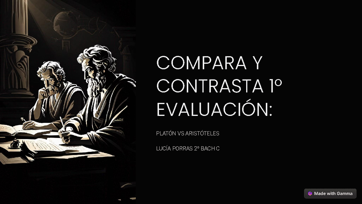 Compara Y Contrasta 1o Evaluacion - COMPARA Y CONTRASTA 1º EVALUACIÓN ...