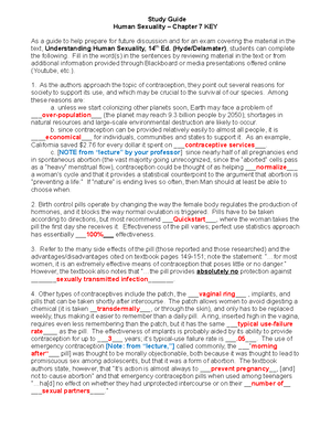 Psychology of Human Sexuality - Psychology of Human Sexuality Sexuality ...