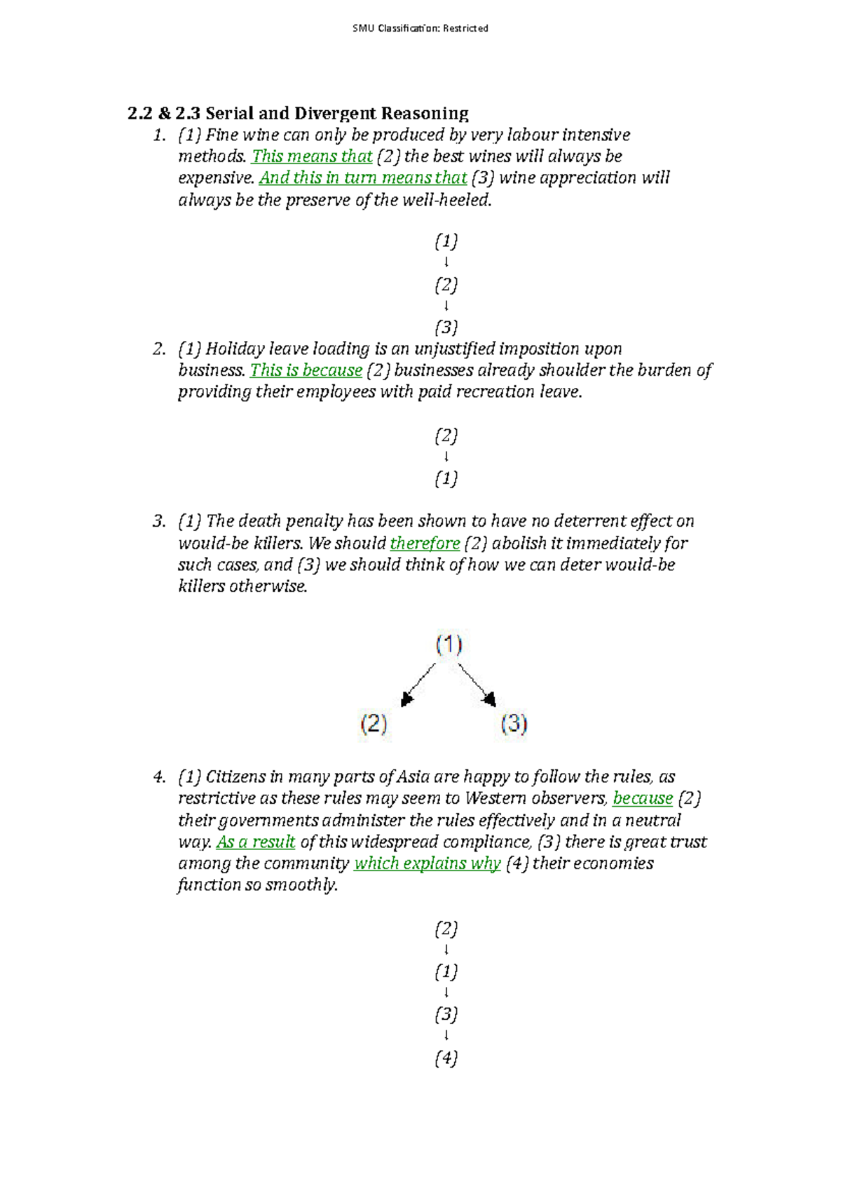 Exercise 2Sol - Week 2 practice questions solutions for Prof Burik - 2 ...