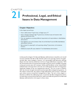 Chapter 6 solutions - Answers to Review Questions What is normalization ...