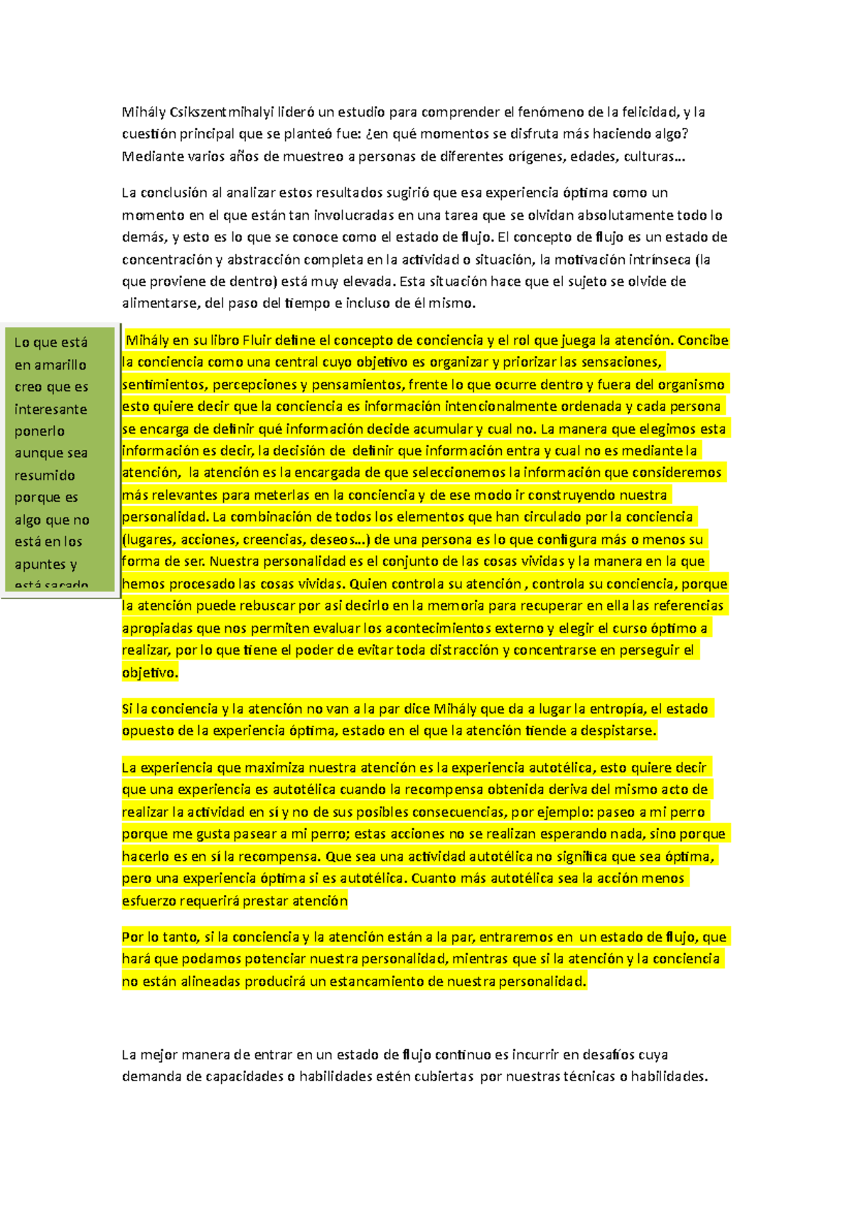 Teoria de Flujo - xcxcxc - Mihály Csikszentmihalyi lideró un estudio ...