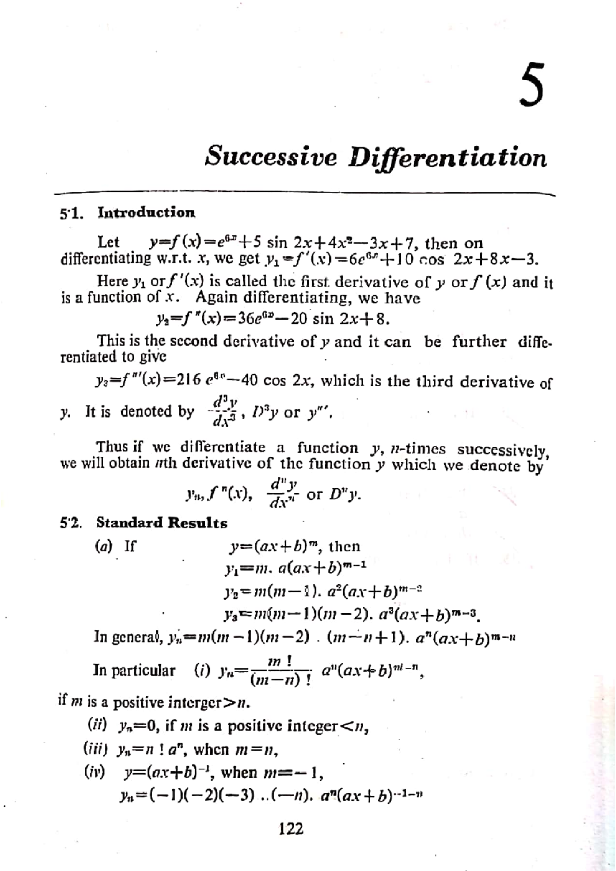 Successive Differentiation - Mathematics - Studocu