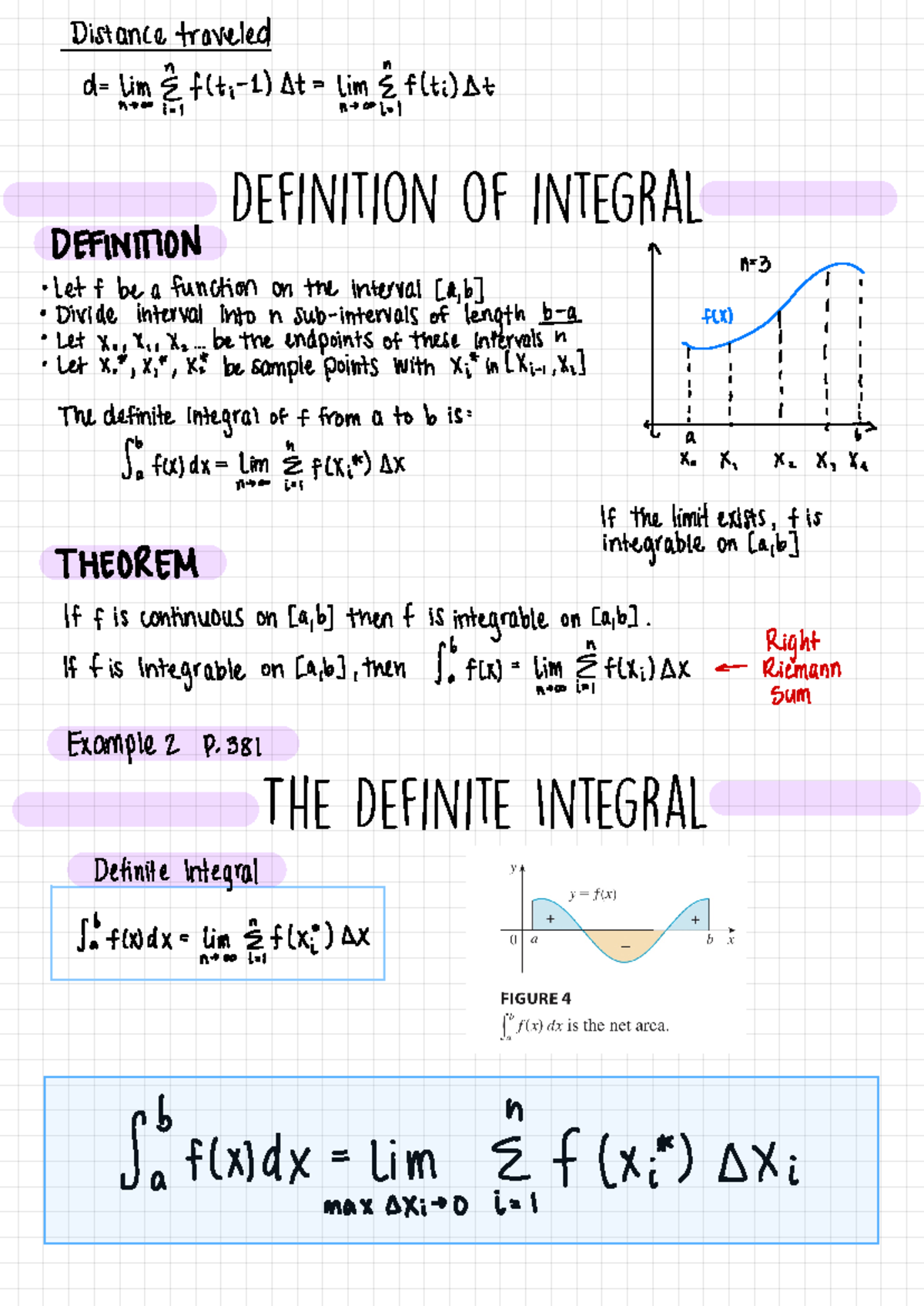 2Definition Of Integral - Definition of integral The Definite Integral ...