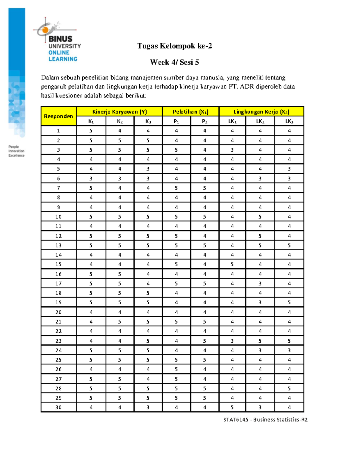 2122 STAT6145038 T4EA TK2-W4-S5-R2 TEAM6 - Dalam sebuah penelitian ...