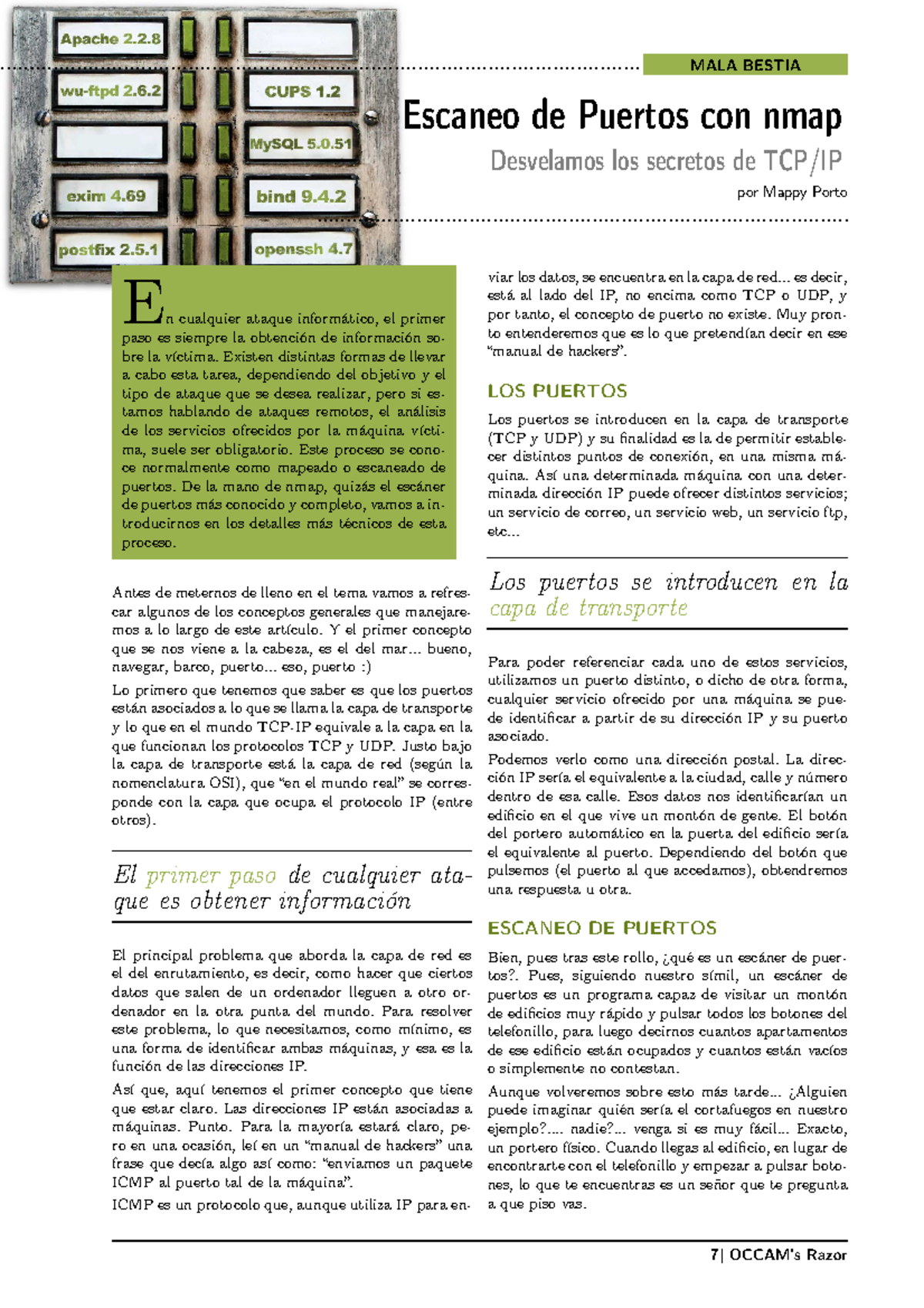 Nmap Occam Manual De Comando Nmap Escaneo De Puertos Con Nmap Desvelamos Los Secretos De Tcp