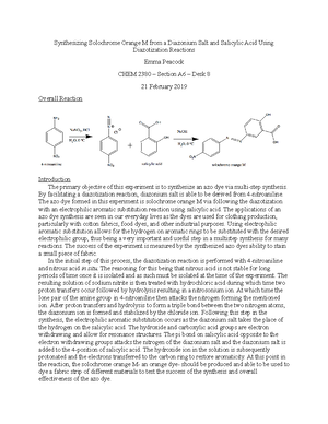 Ex. 9 - Synthesis of 2-butoxynaphthalene - EXPERIMENT 9 SYNTHESIS OF 2 ...