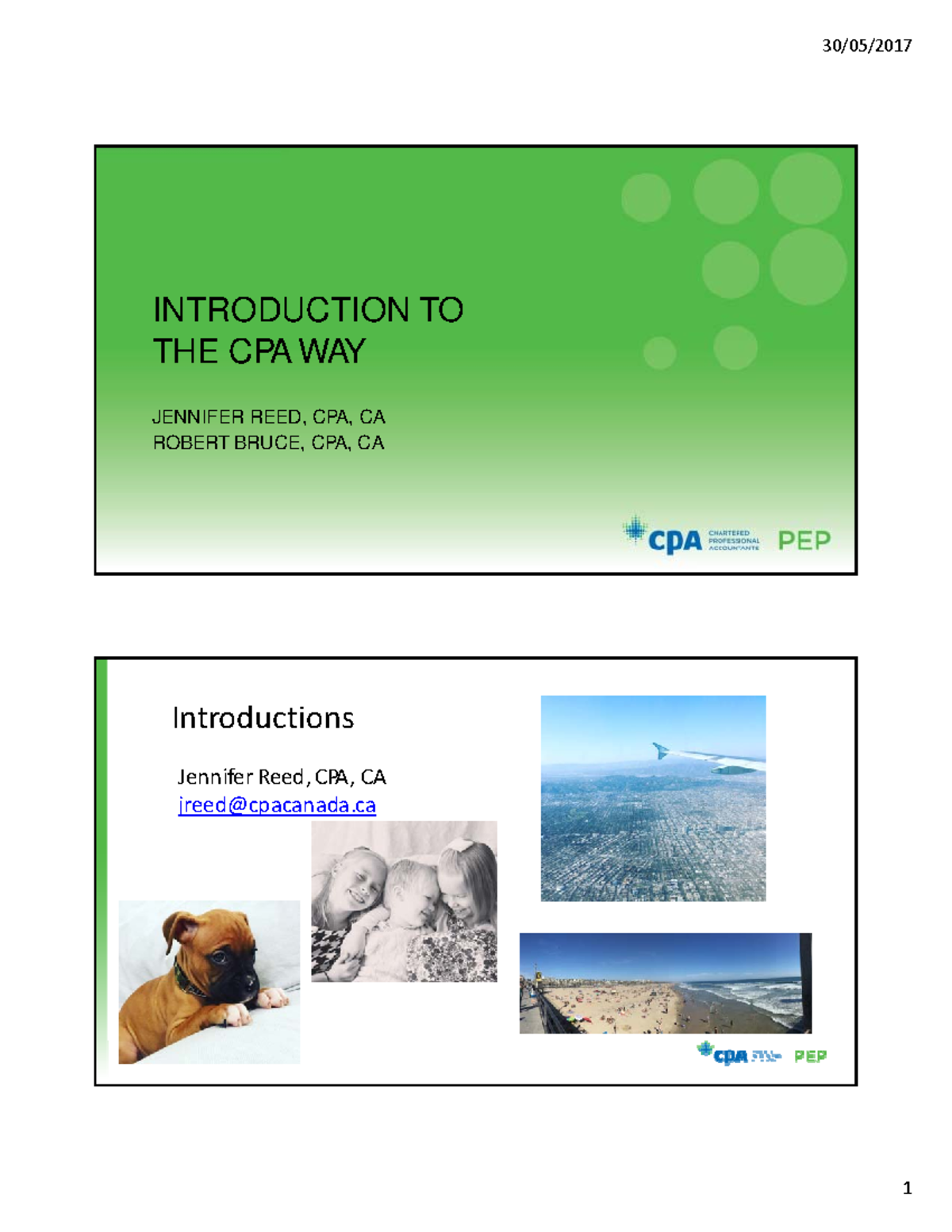 Lecture notes and course contents questions - INTRODUCTION TO THE CPA ...