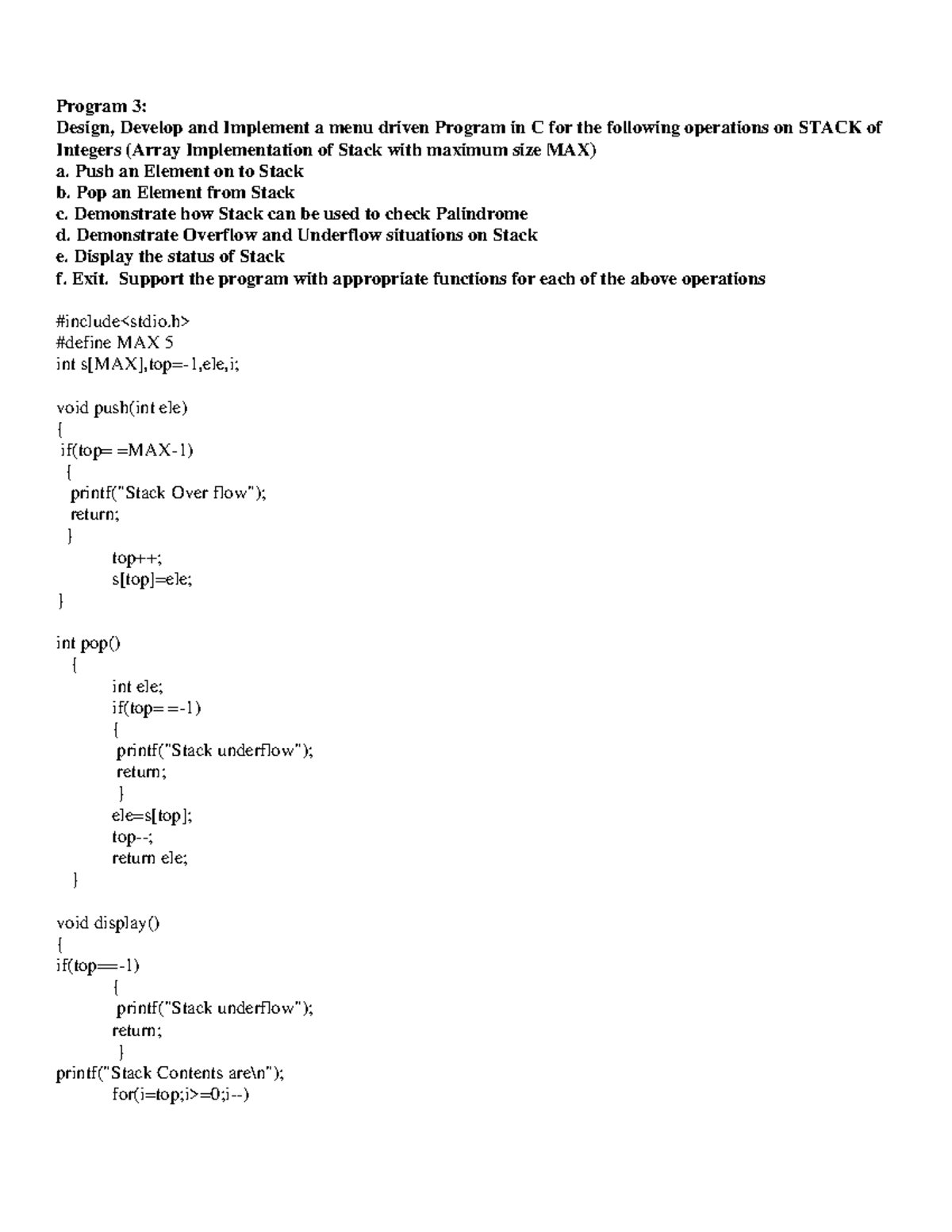 Dslabprograms Fefgfdjhf Program 3 Design Develop And Implement A