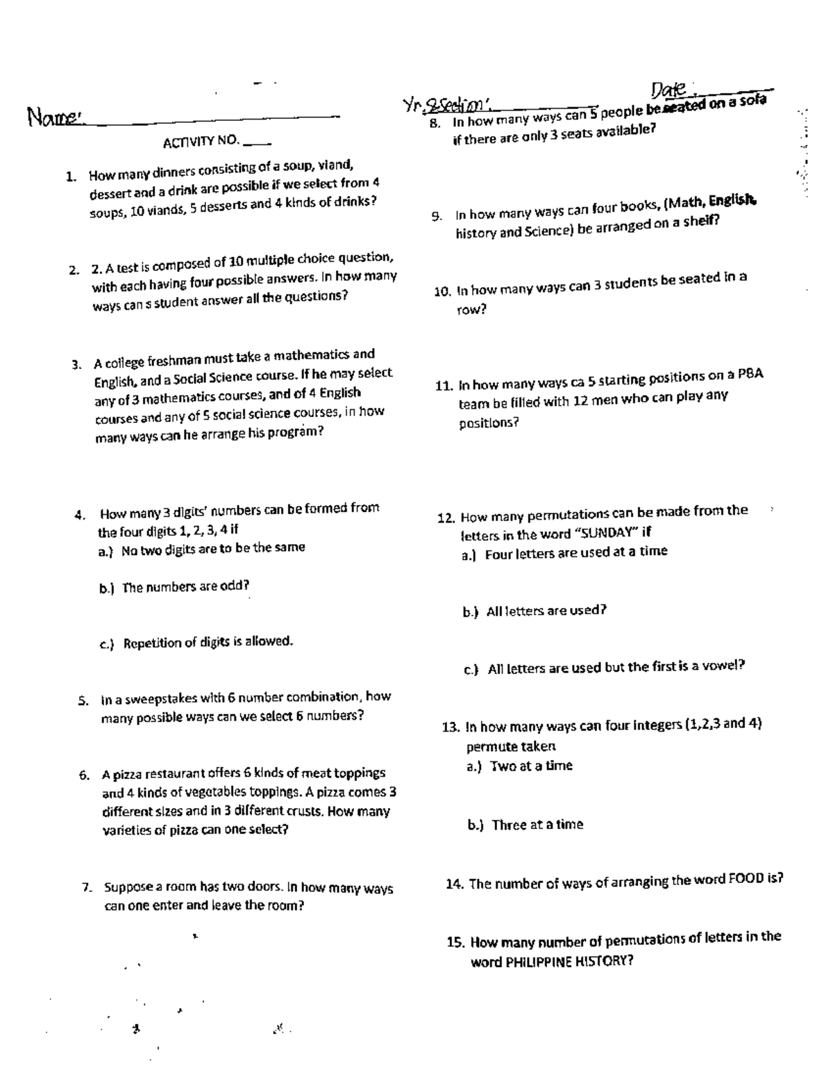 Activity&assignment statistic - Foundation of Special and Inclusive ...