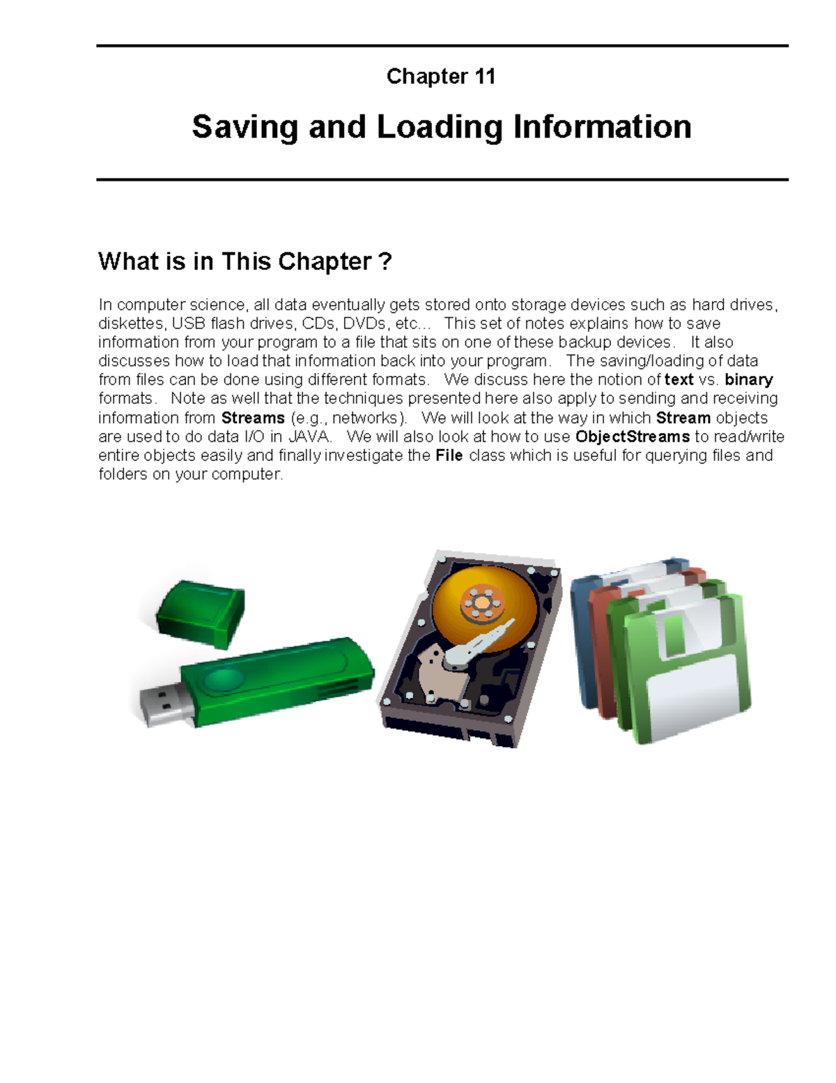 Chapter 11 - Lecture Notes. COMP 1006/1406 Mark Lanthier. - Chapter 11 ...