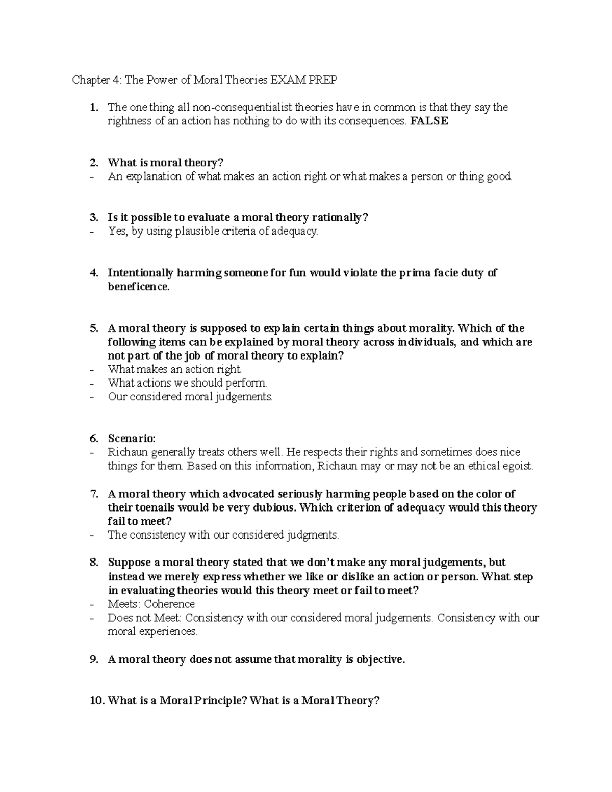 Chapter 4 Inquizitive Exam Prep - Chapter 4: The Power of Moral ...