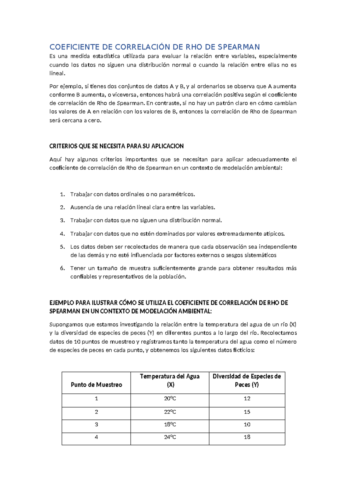 Coeficiente DE Correlacion DE RHO 2 - COEFICIENTE DE CORRELACIÓN DE RHO ...