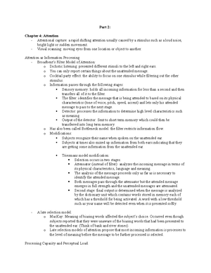 Study sheet - ch 3 perception f23 - Cognition (PSYCH-UA) Fall 2023 ...