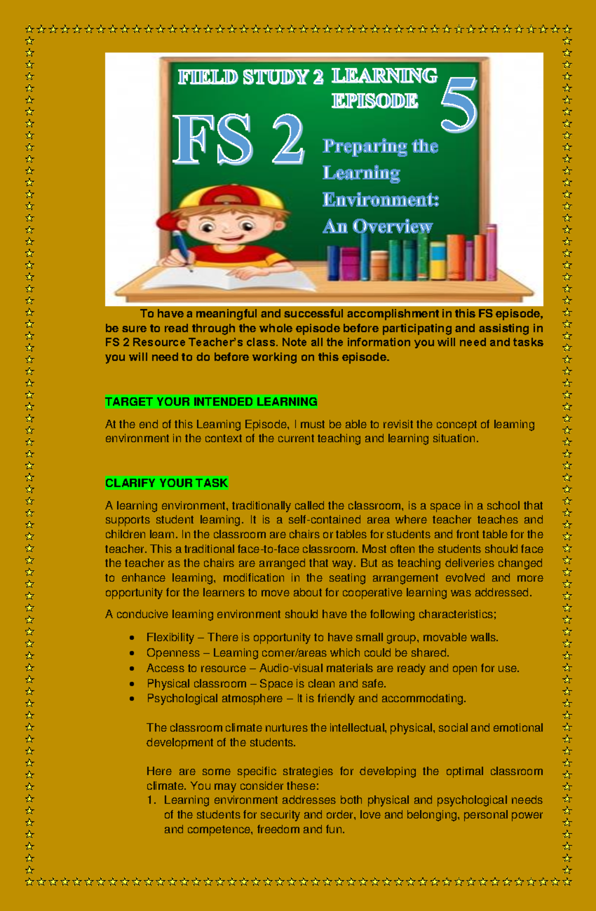 Learning Episode 5 - NEW - To have a meaningful and successful ...